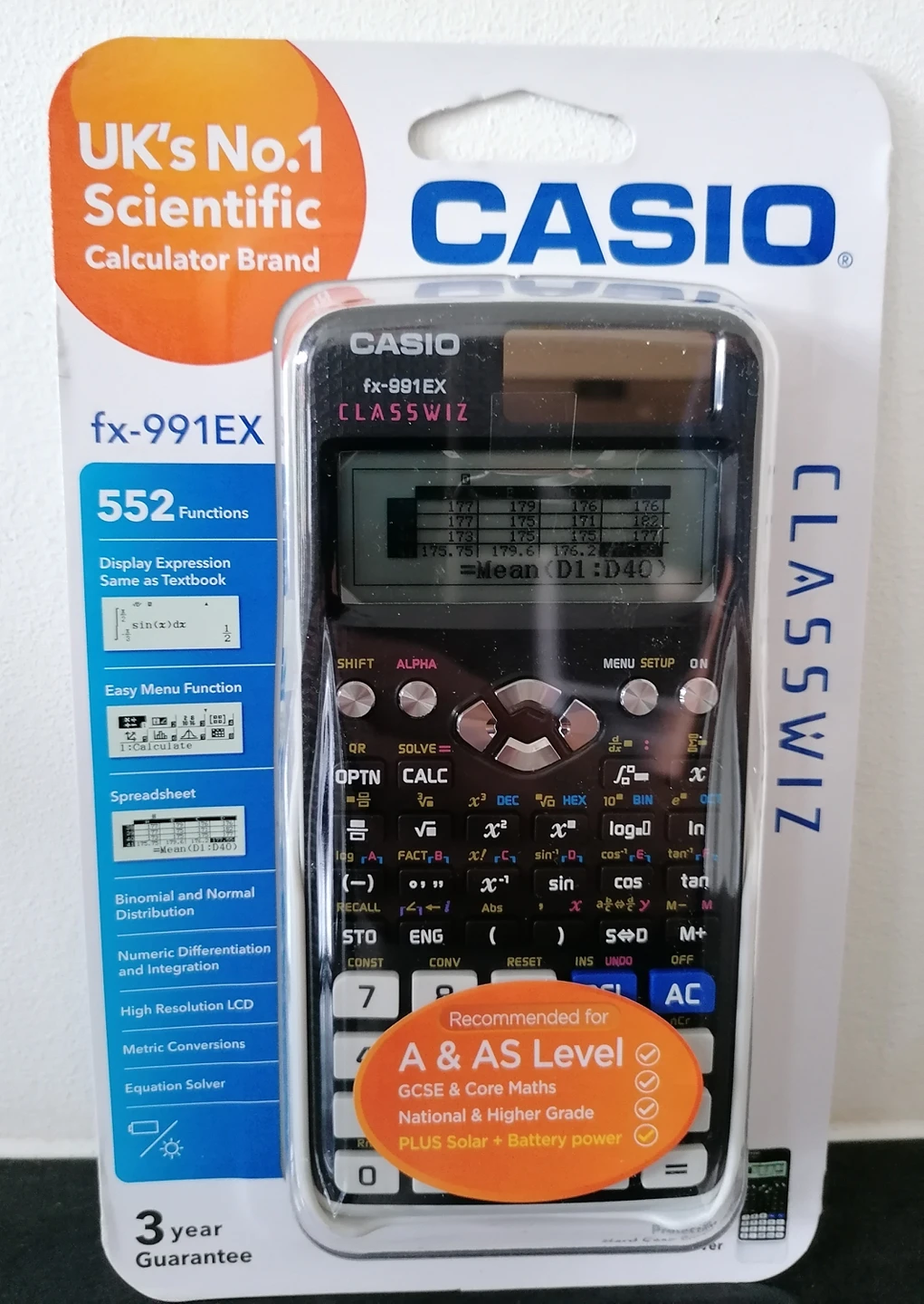 Casio FX-991EX Scientific Calculator A Level+ NEW | Karrot